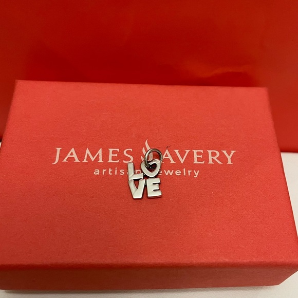 James Avery | Jewelry | Retired Htf James Avery Love Charm | Poshmark